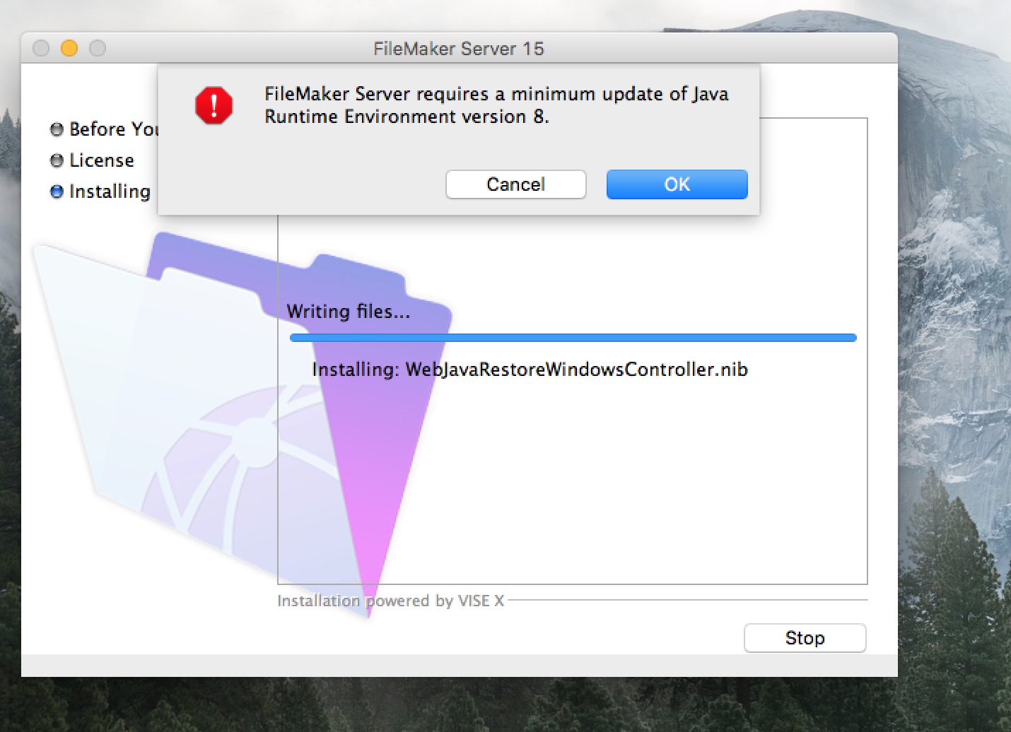 Unable To Install Filemaker Server With Java 8 Update 100 Or Higher 9587