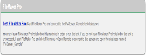 Testing Your Filemaker Server Deployment With The Server Technology
