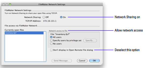 Connecting To A File Via Filemaker Go