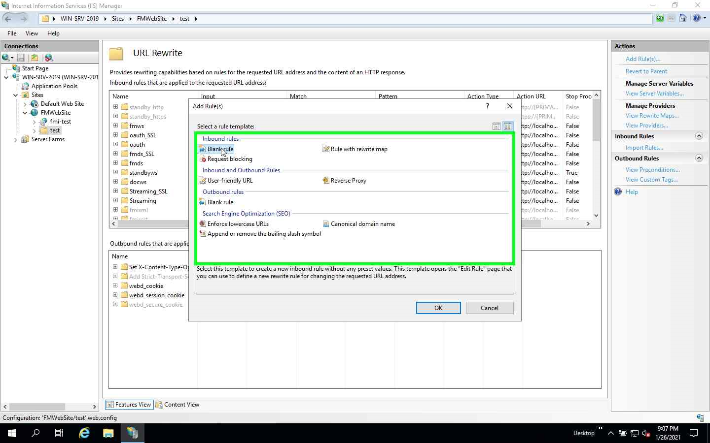 Modifying web publishing behavior for FileMaker Server