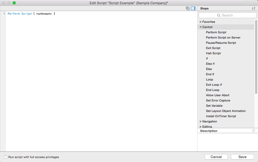 Button object enhancements in FileMaker Pro