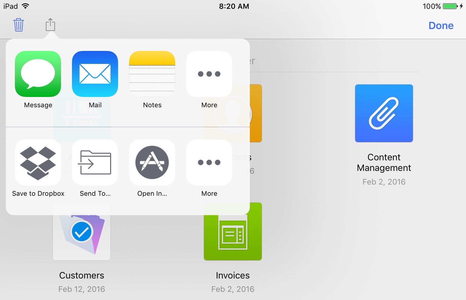 FileMaker Go 15 - Sharing with other applications and shared drives